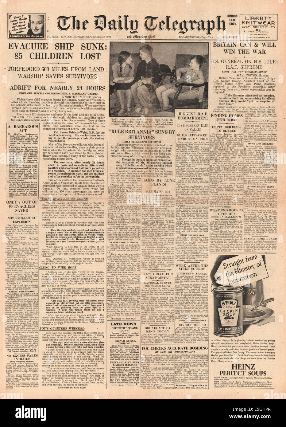 Ss city of benares -Fotos und -Bildmaterial in hoher Auflösung – Alamy