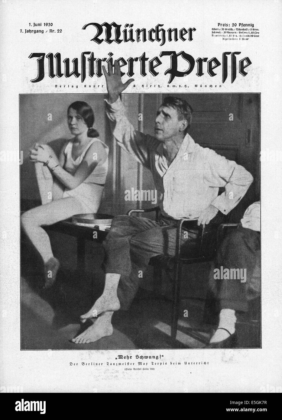 1930 Münchner Illustrierte Presse (Deutschland) vordere Abdeckung Foto ...