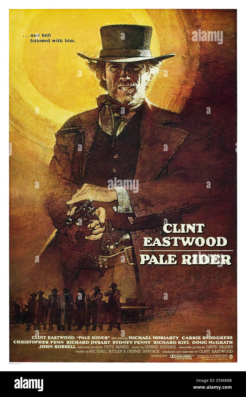 PALE RIDER, Clint Eastwood, 1985, (c) Warner Brothers / Courtesy ...