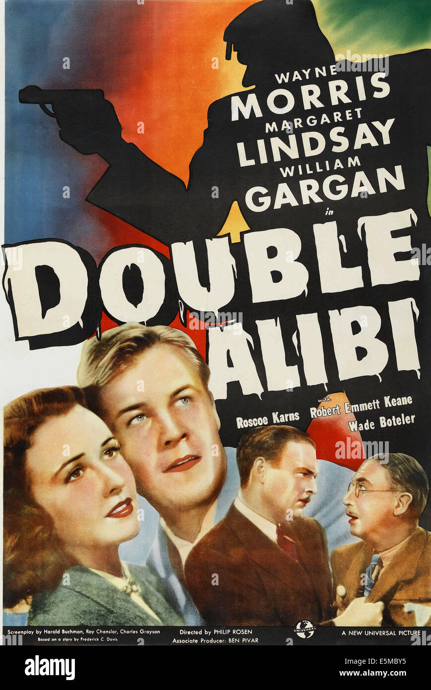 DOPPELTE ALIBI, von links: Margaret Lindsay, Wayne Morris, William ...