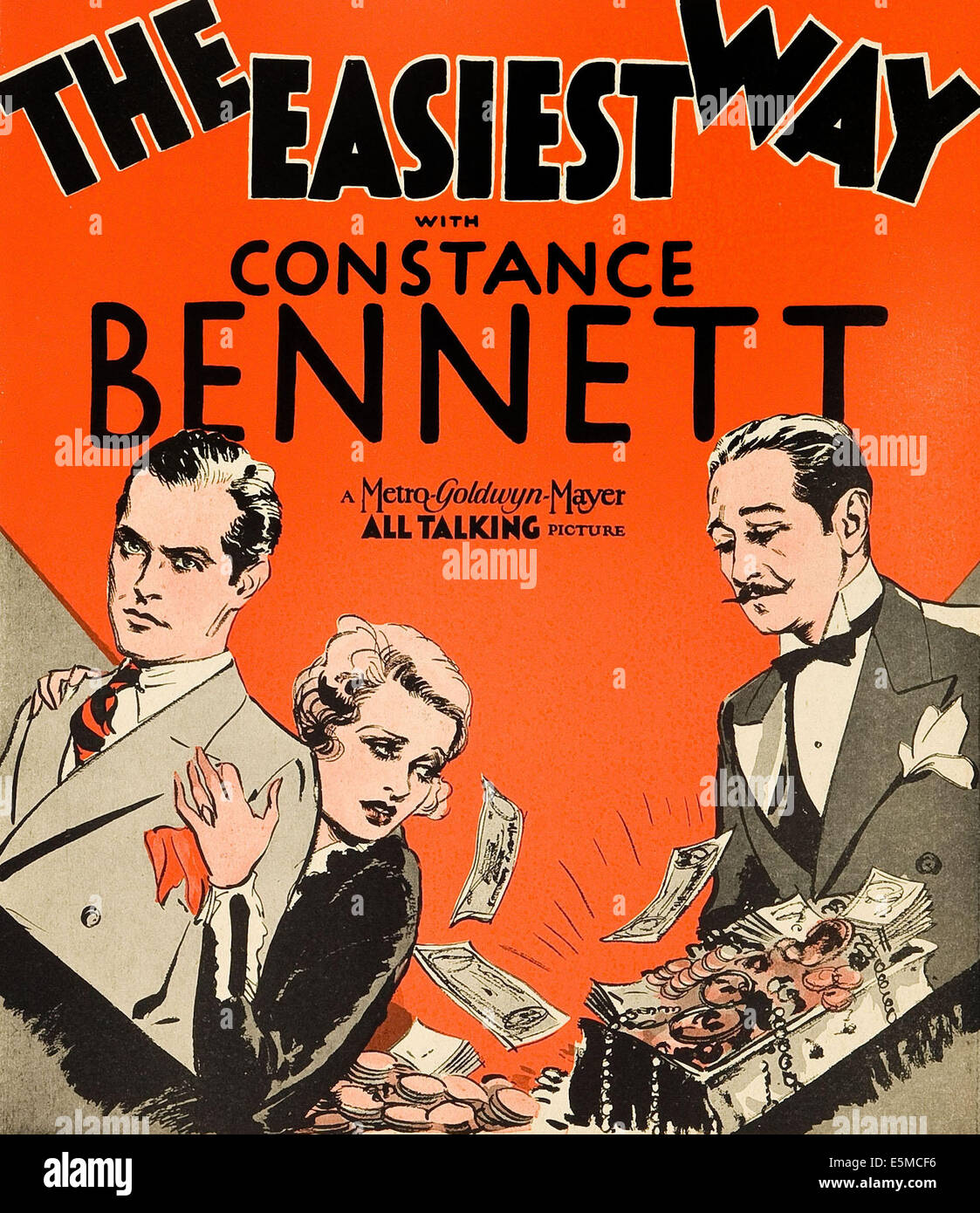 DER einfachste Weg, l-r: Robert Montgomery, Constance Bennett, Adolphe ...