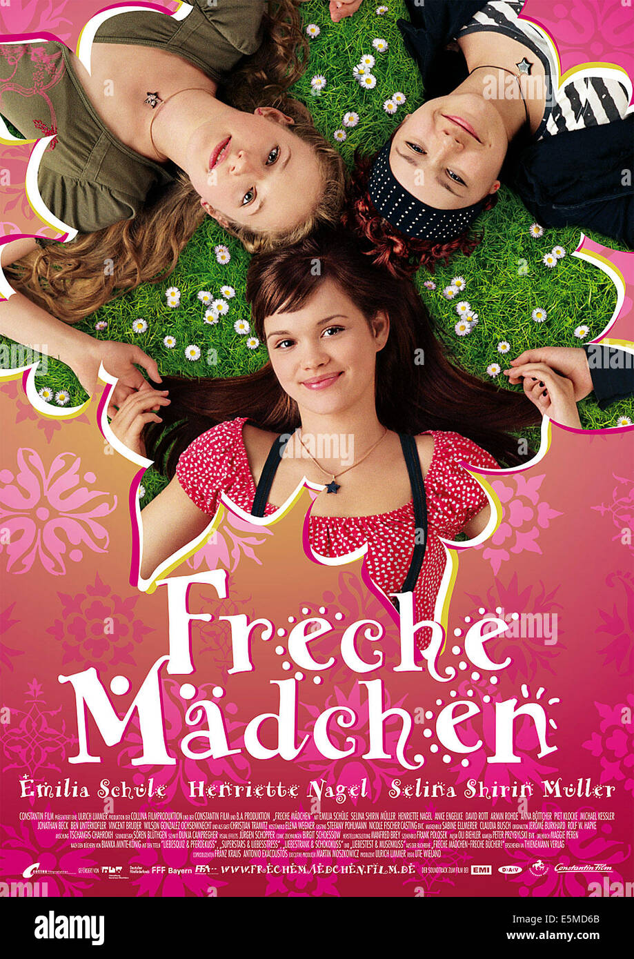 FRECHE MADCHEN, im Uhrzeigersinn von oben links: Henriette Nagel ... FRECHE MADCHEN, im Uhrzeigersinn von oben links: Henriette Nagel ...