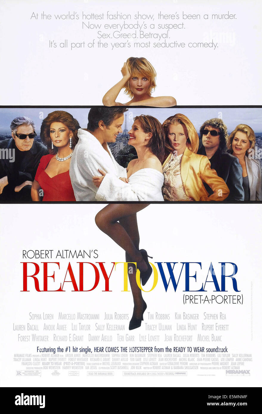 READY TO WEAR, (aka Prêt), US-Plakat, von links: Marcello Mastroianni ...