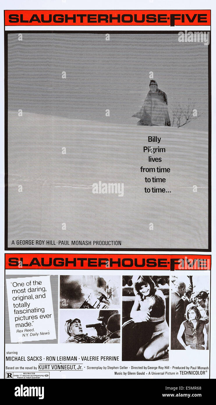 Schlachthof 5, (aka SLAUGHTERHOUSE-FIVE), US-Poster, mittleren Foto ...