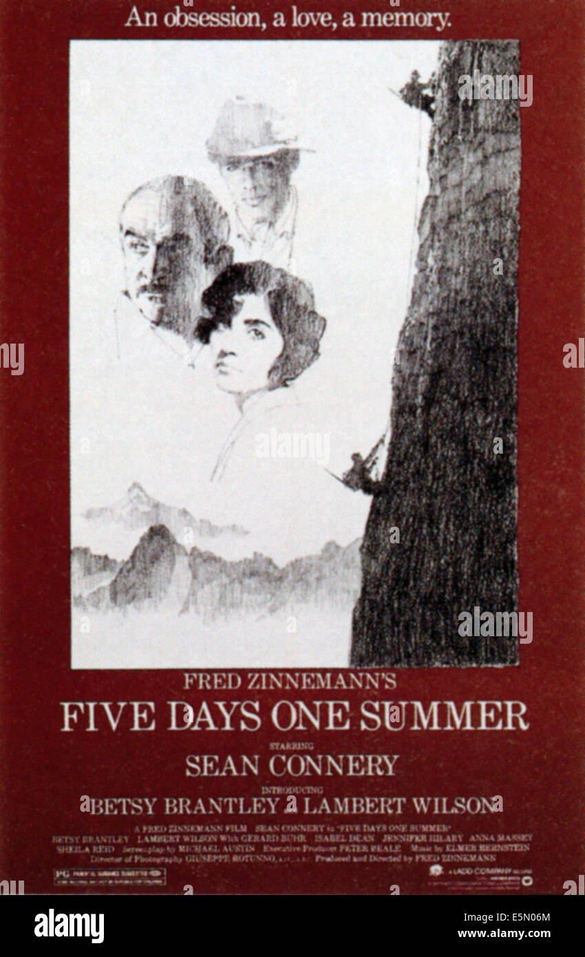 FÜNF Tage Sommer, von oben: Lambert Wilson, Sean Connery, Betsy ...