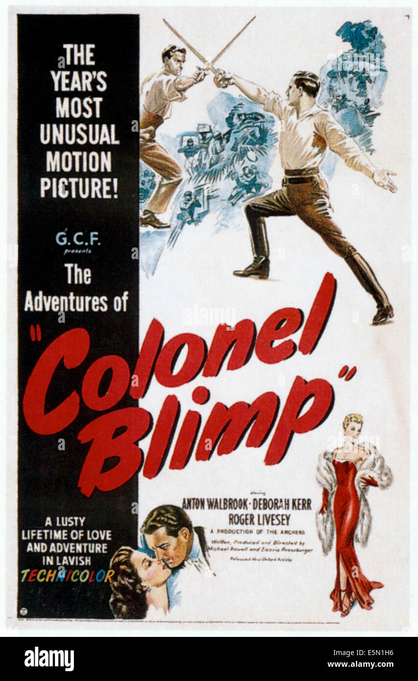 DAS Leben und DEATH OF COLONEL BLIMP (aka THE ADVENTURES OF COLONEL ...