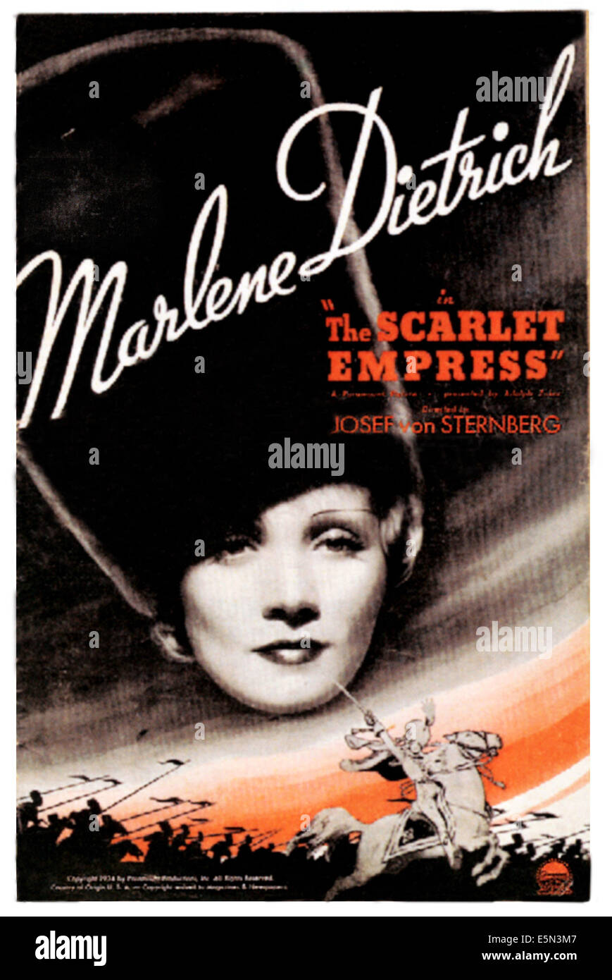 Scarlet empress 1934 marlene dietrich -Fotos und -Bildmaterial in hoher Auflösung – Alamy