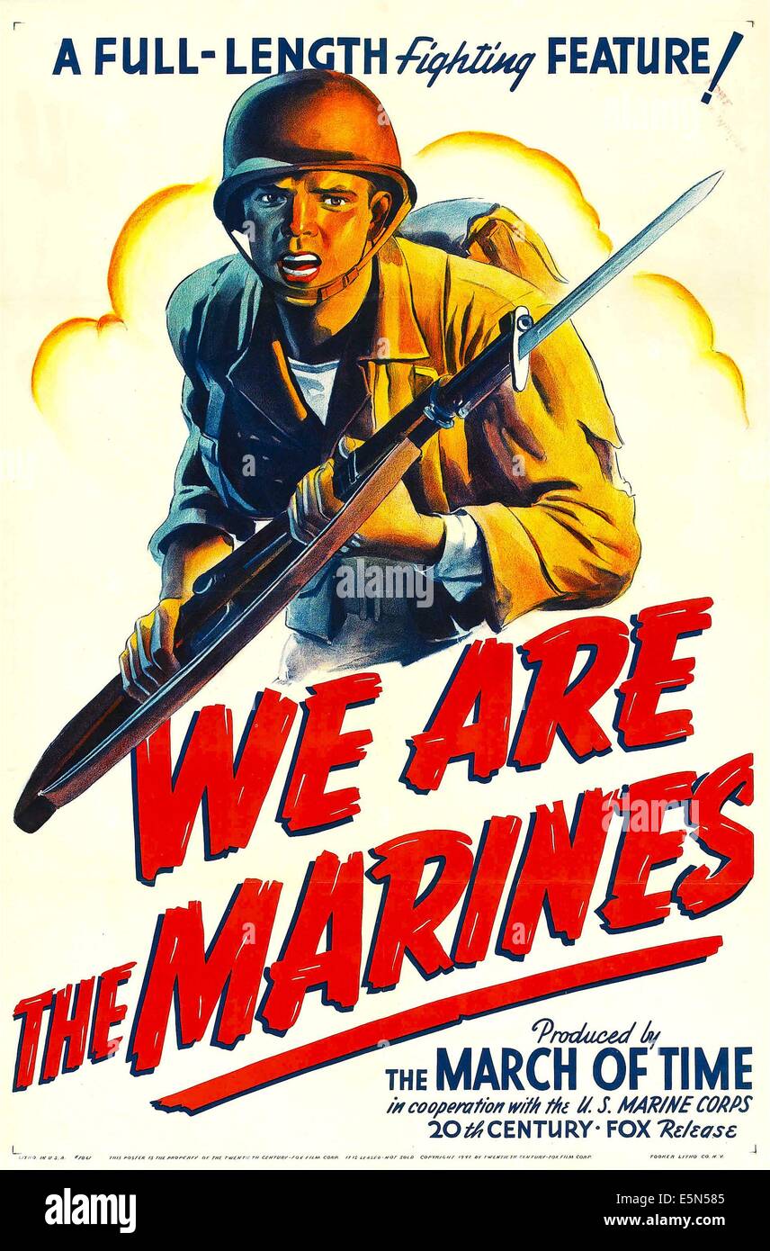 Wir sind die MARINES, 1942, TM und Copyright © 20th Century Fox Film ...