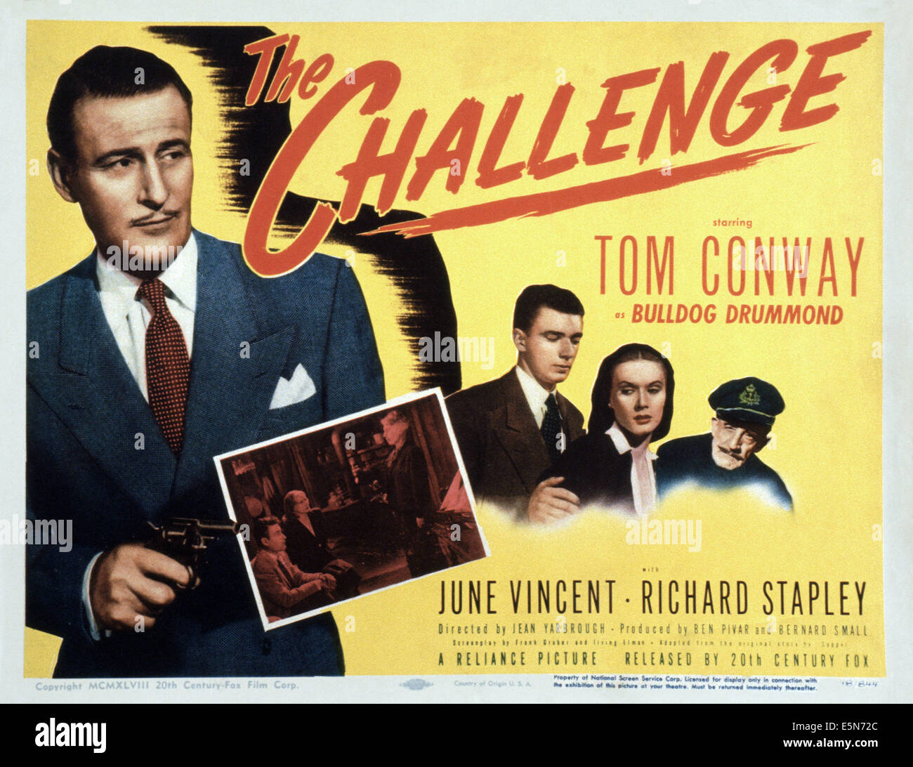 DIE Herausforderung, von links: Tom Conway, Richard Stapley aka Richard ...