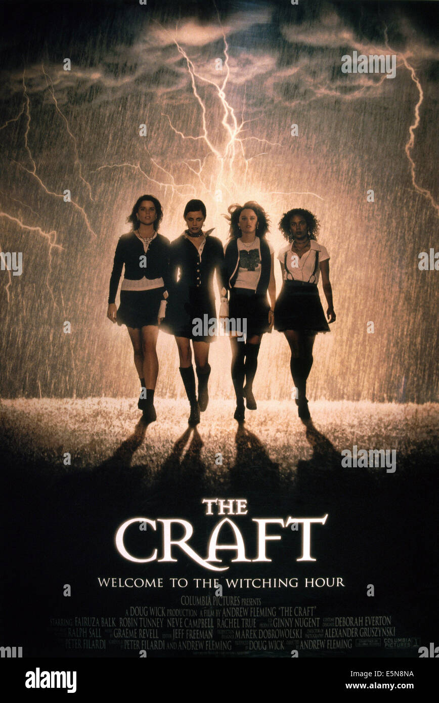 DAS Handwerk, von links: Neve Campbell, Fairuza Balk, Robin Tunney ...