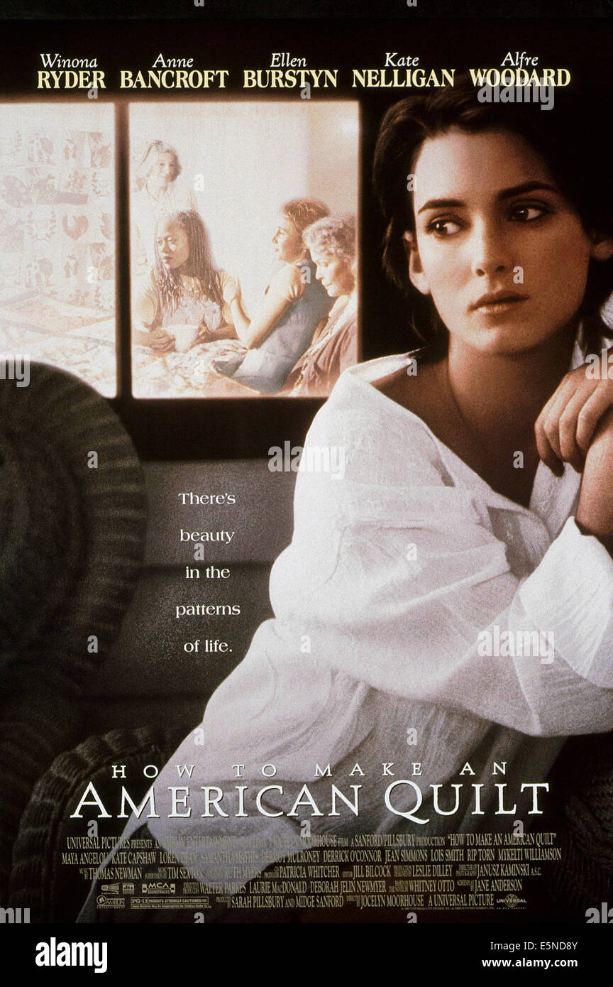 WIE zu machen ein amerikanischer QUILT, Winona Ryder (vorne), hinten ...