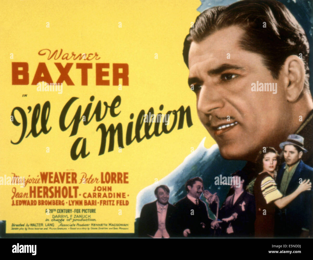 Ich gebe eine MILLION, Peter Lorre, Jean Hersholt, John Carradine ...