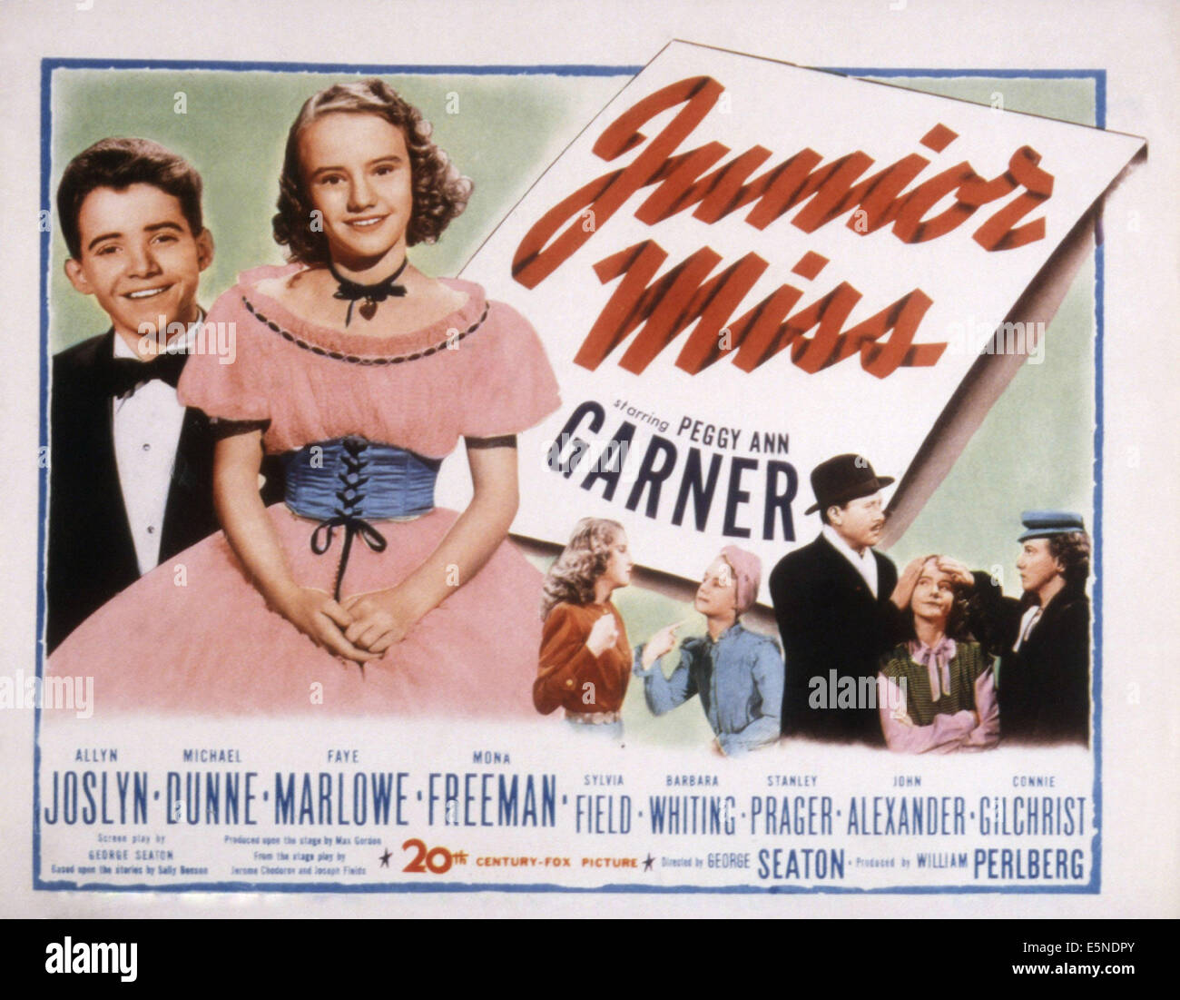 Scotty Beckett, Peggy Ann Garner, Mona Freeman, JUNIOR MISS, Allyn ...