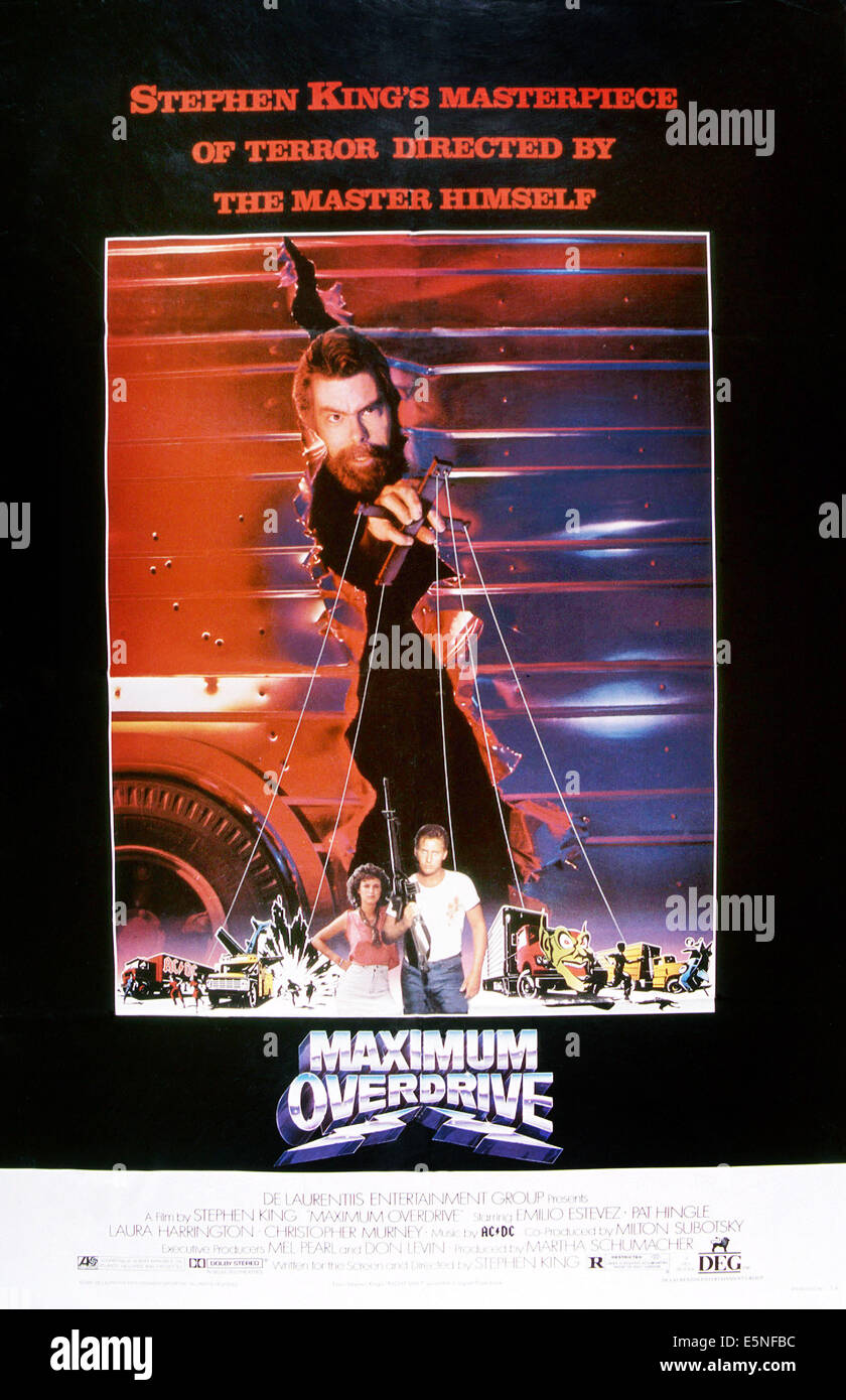 Maximum overdrive (1986) -Fotos und -Bildmaterial in hoher Auflösung – Alamy