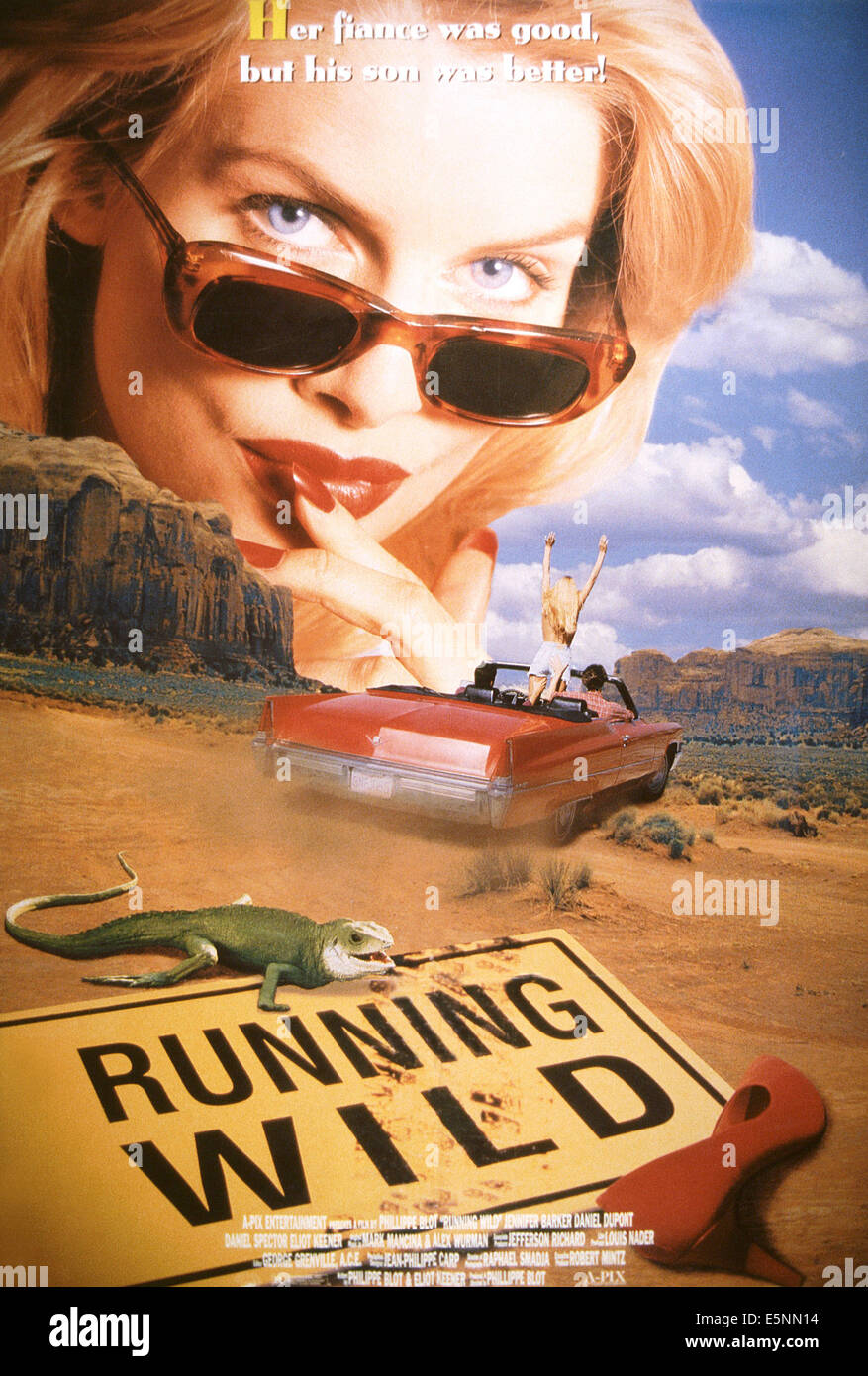 RUNNING WILD (WILD aka geboren), US-Plakat, Jennifer Barker, 1995, © A ...