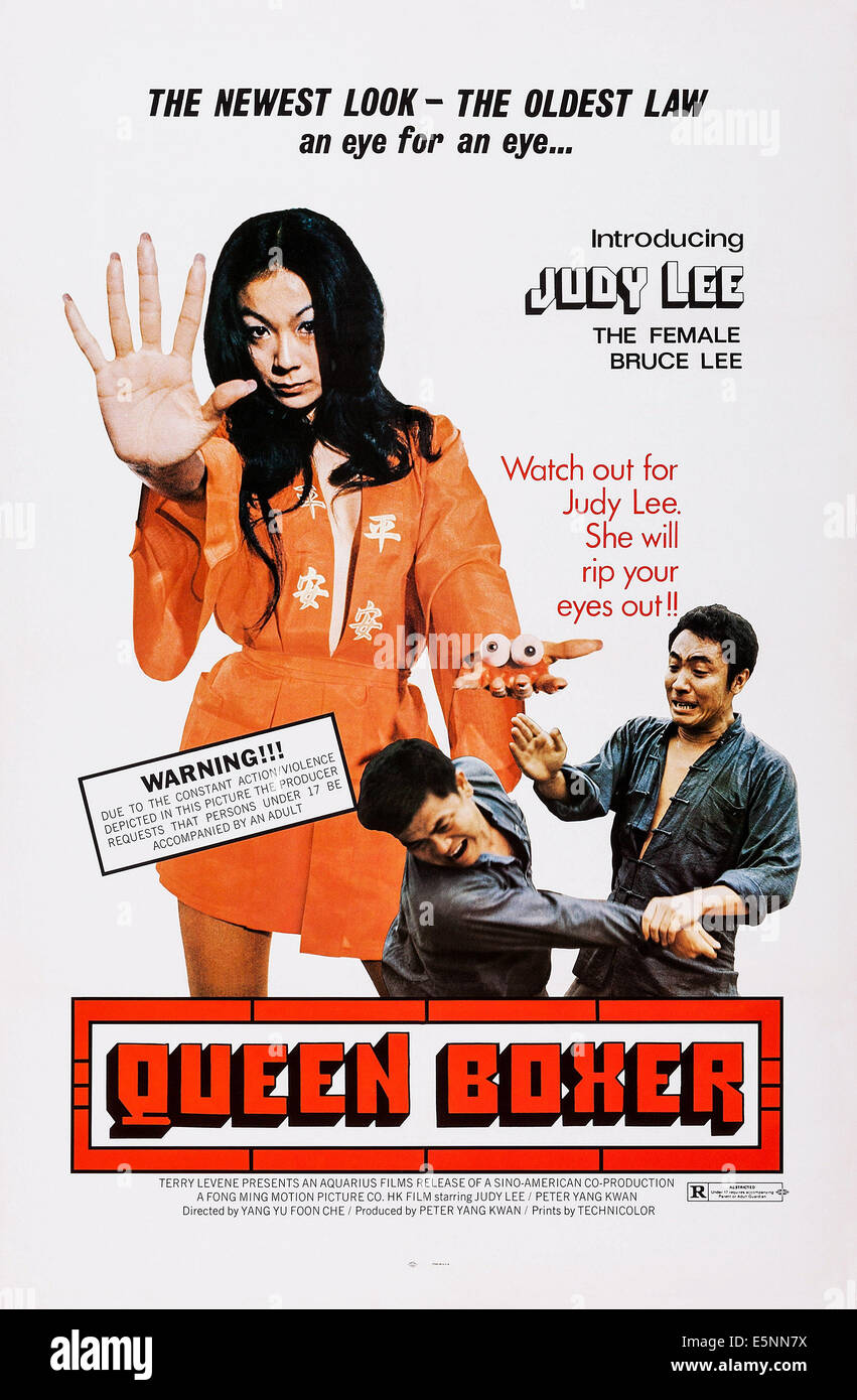 QUEEN-BOXER, (aka KUNG FU Königin, aka CHOU), US-Plakat, Ling Chia als ...