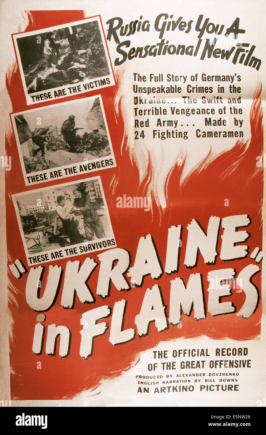 UKRAINE IN Flammen, (aka BITVA ZA NASHU SOVETSKUYU UKRAINU), US ...