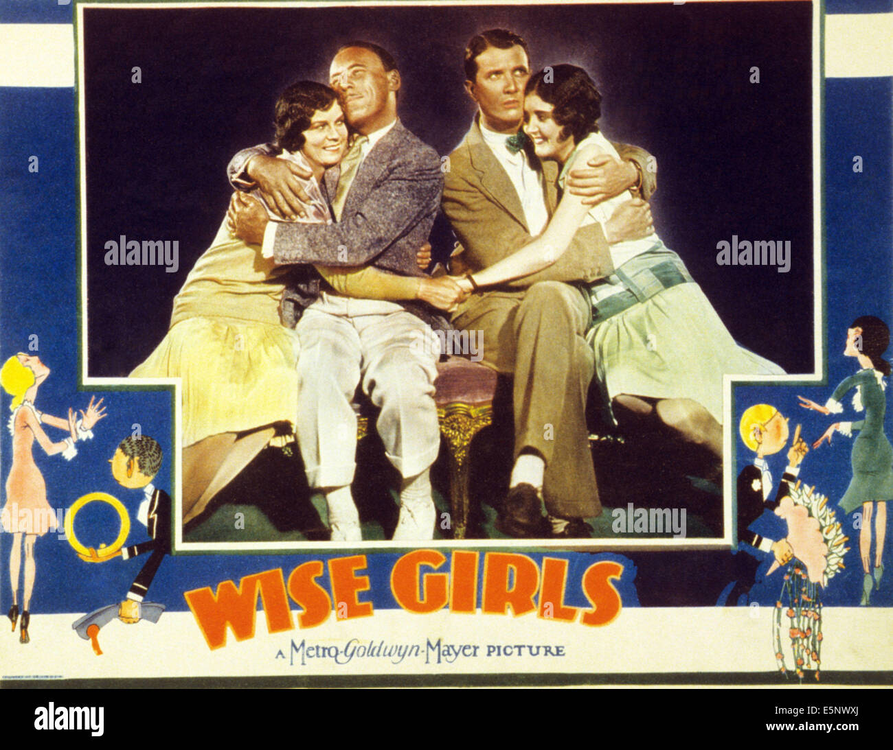 KLUGE Mädchen, l-r: Norma Lee, Roland Young, Elliott Nugent, Marion ...