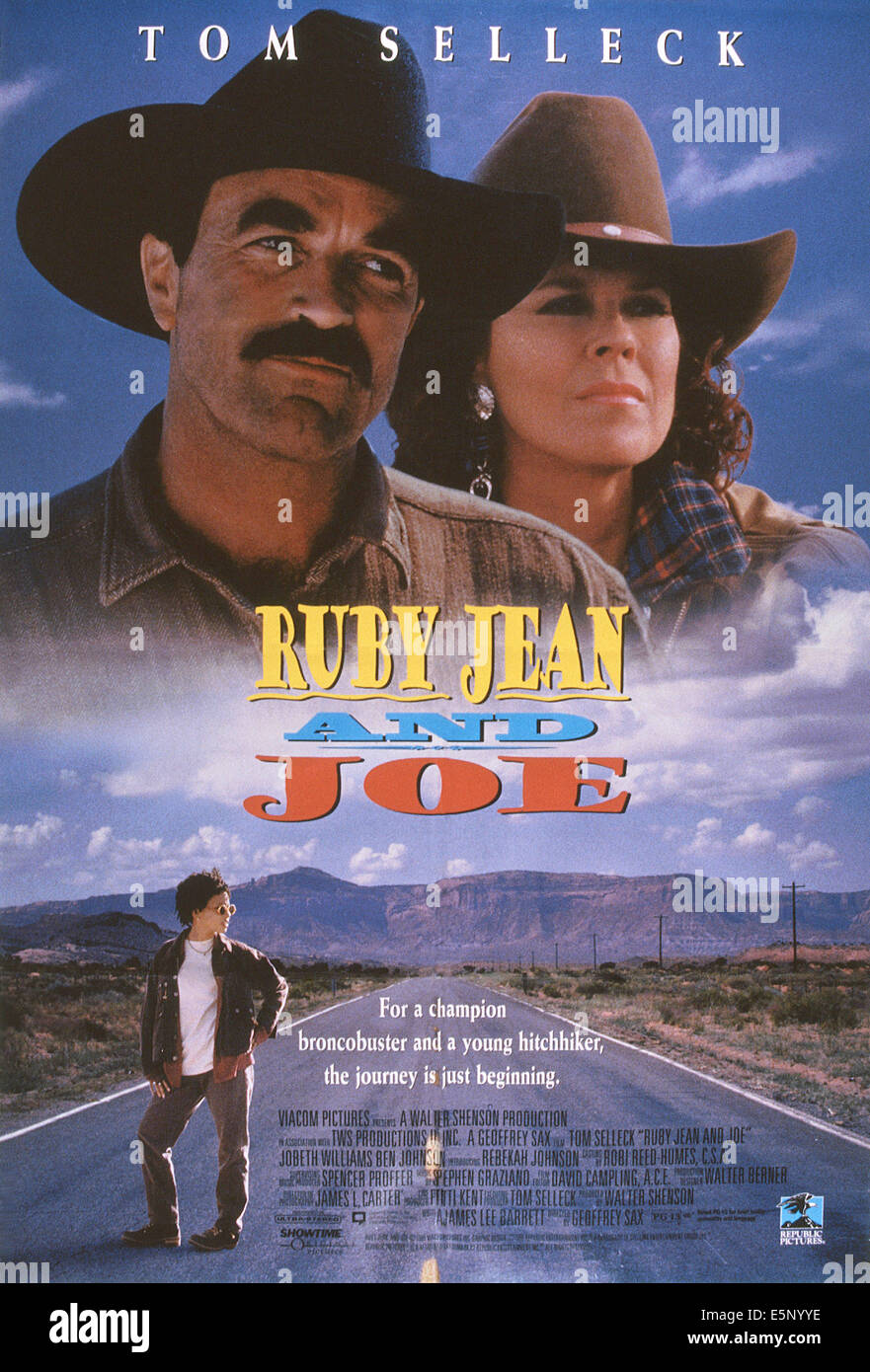 RUBY JEAN und JOE, US-Plakat, oben von links: Tom Selleck, JoBeth Williams, Bebekah Johnson ...