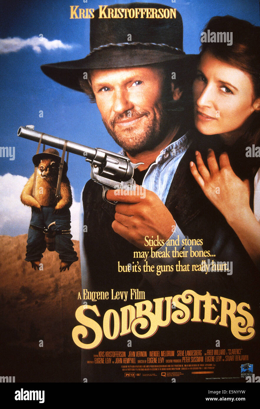 ACKERBAUER, US-Poster, von links: Kris Kristofferson, Wendell Meldrum ...