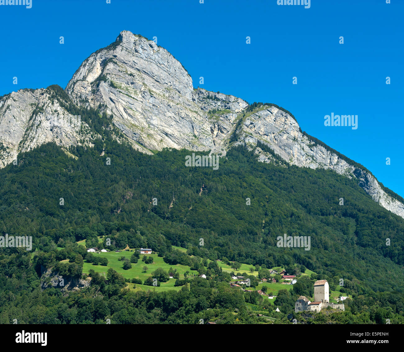 Sargans Sargans Castle Stockfotos und -bilder Kaufen - Alamy