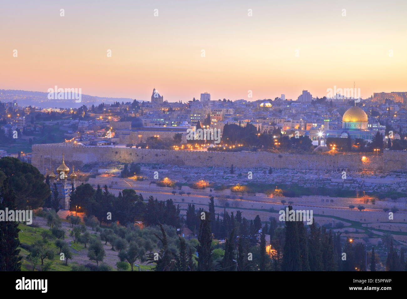 Jerusalem Stadtbild Stockfotos und -bilder Kaufen - Alamy