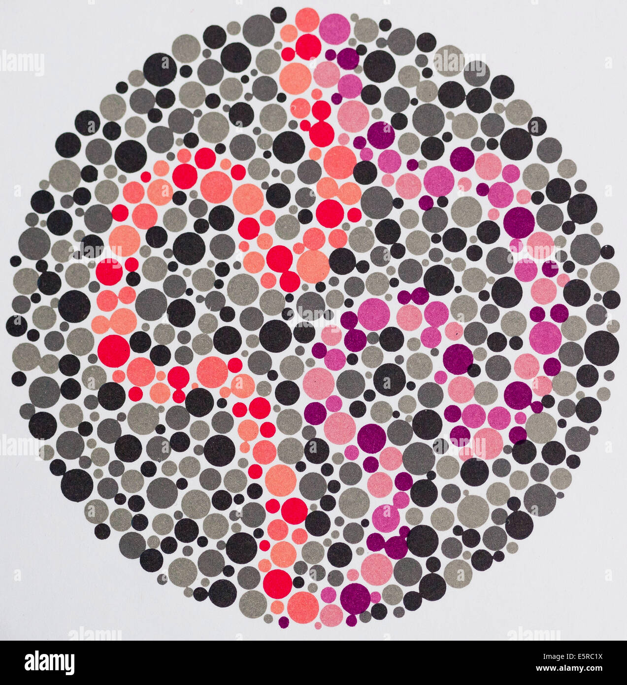 Color blindness test -Fotos und -Bildmaterial in hoher Auflösung – Alamy