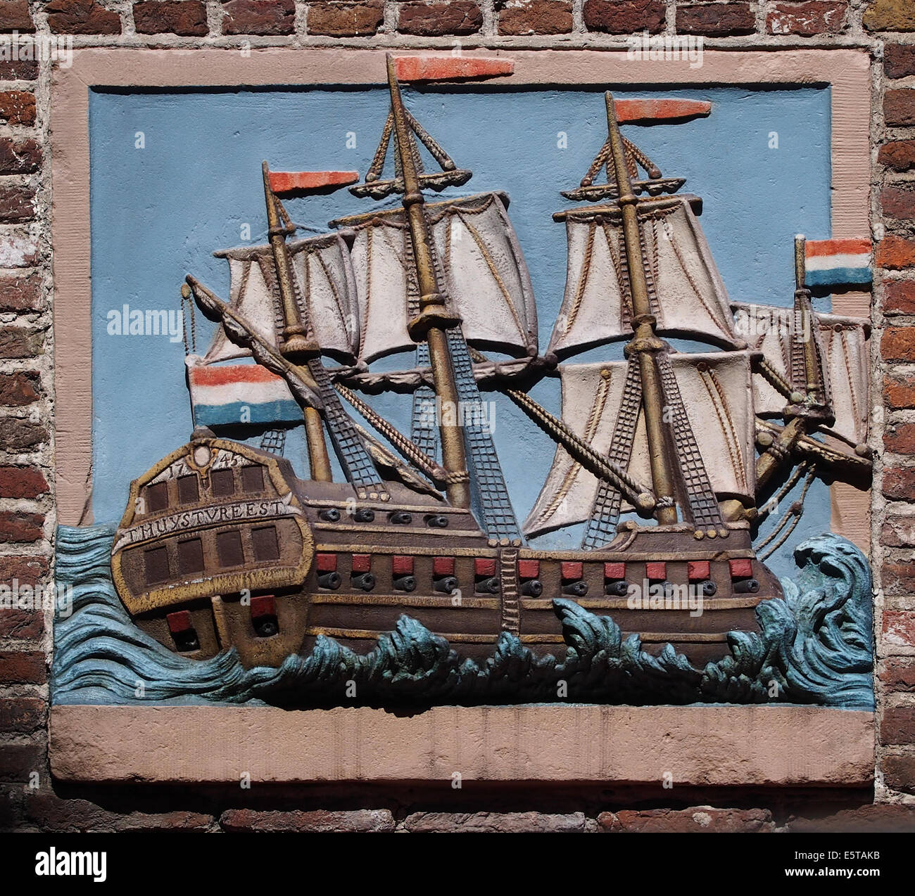 Die T Huys Tvreest 1746 Gevelsteen ist eine historische Steintafel am ...