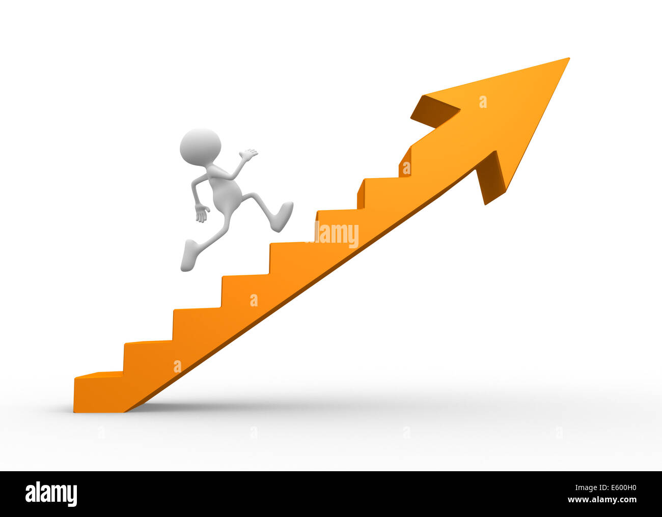 Menschen klettern treppe Ausgeschnittene Stockfotos und -bilder - Alamy