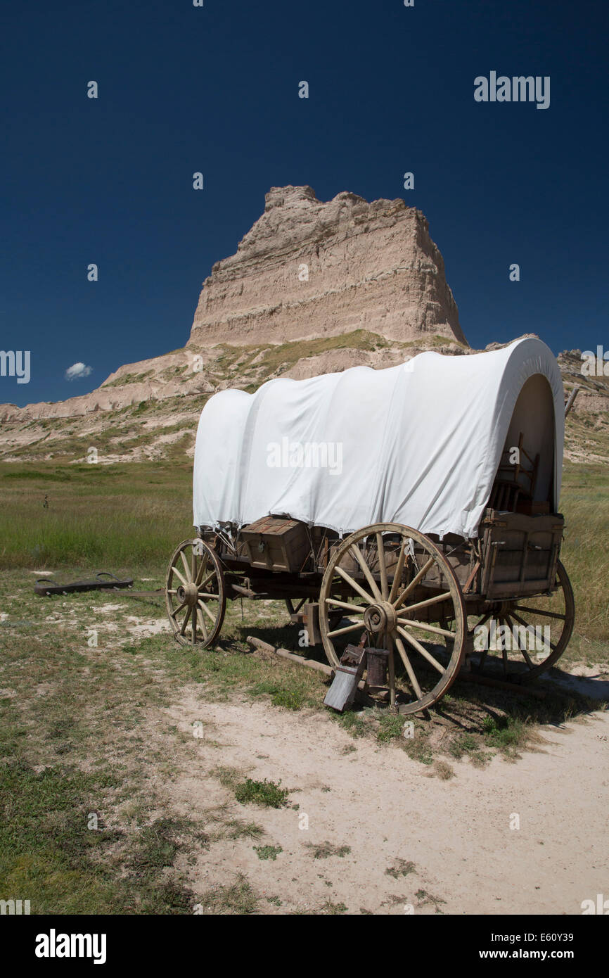 Scottsbluff, Nebraska - Scotts Bluff National Monument Stockfotografie ...