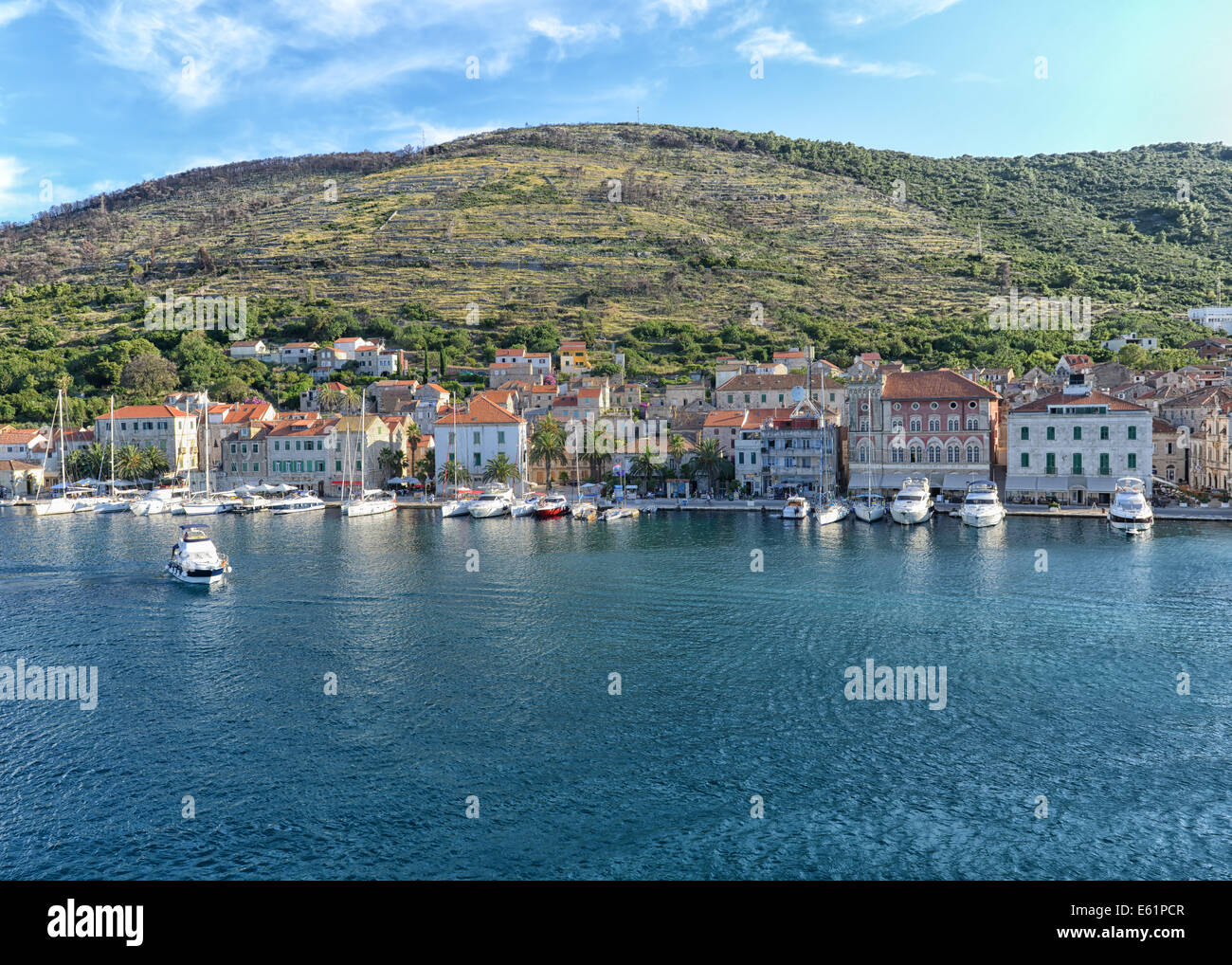 Die Stadt Vis (Vis Insel), Kroatien Stockfotografie - Alamy