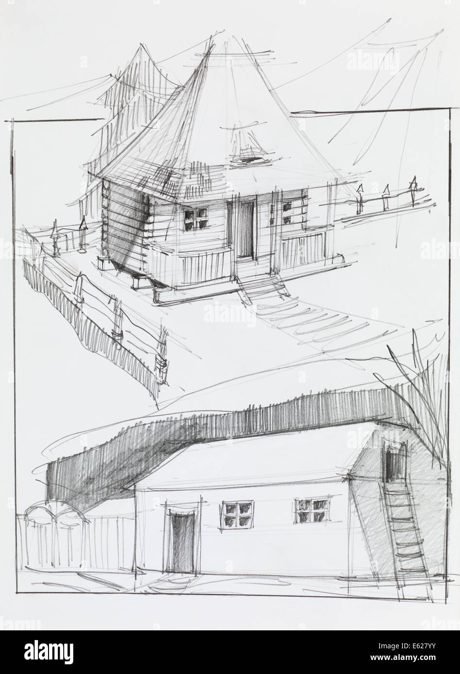 Bleistift Gezeichnet Stockfotos und -bilder Kaufen - Alamy