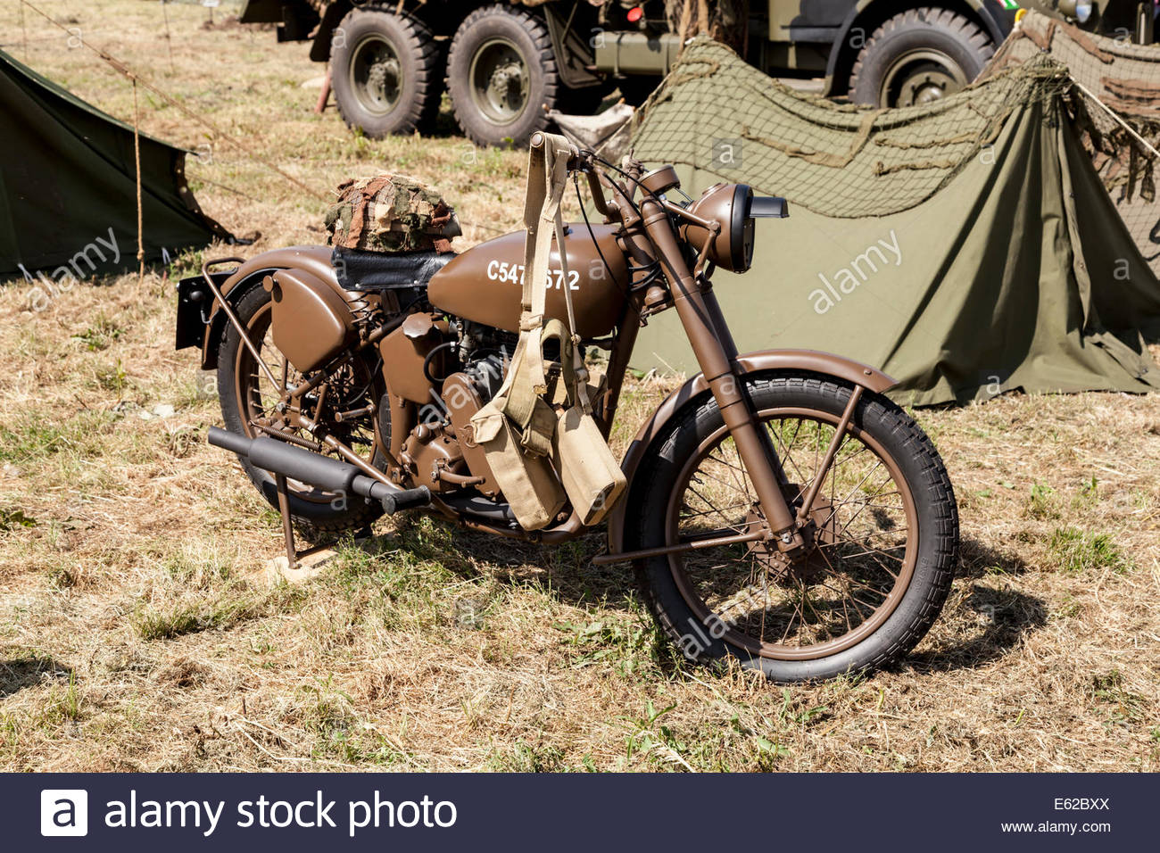 Ww2 Motorbike Stockfotos & Ww2 Motorbike Bilder - Alamy