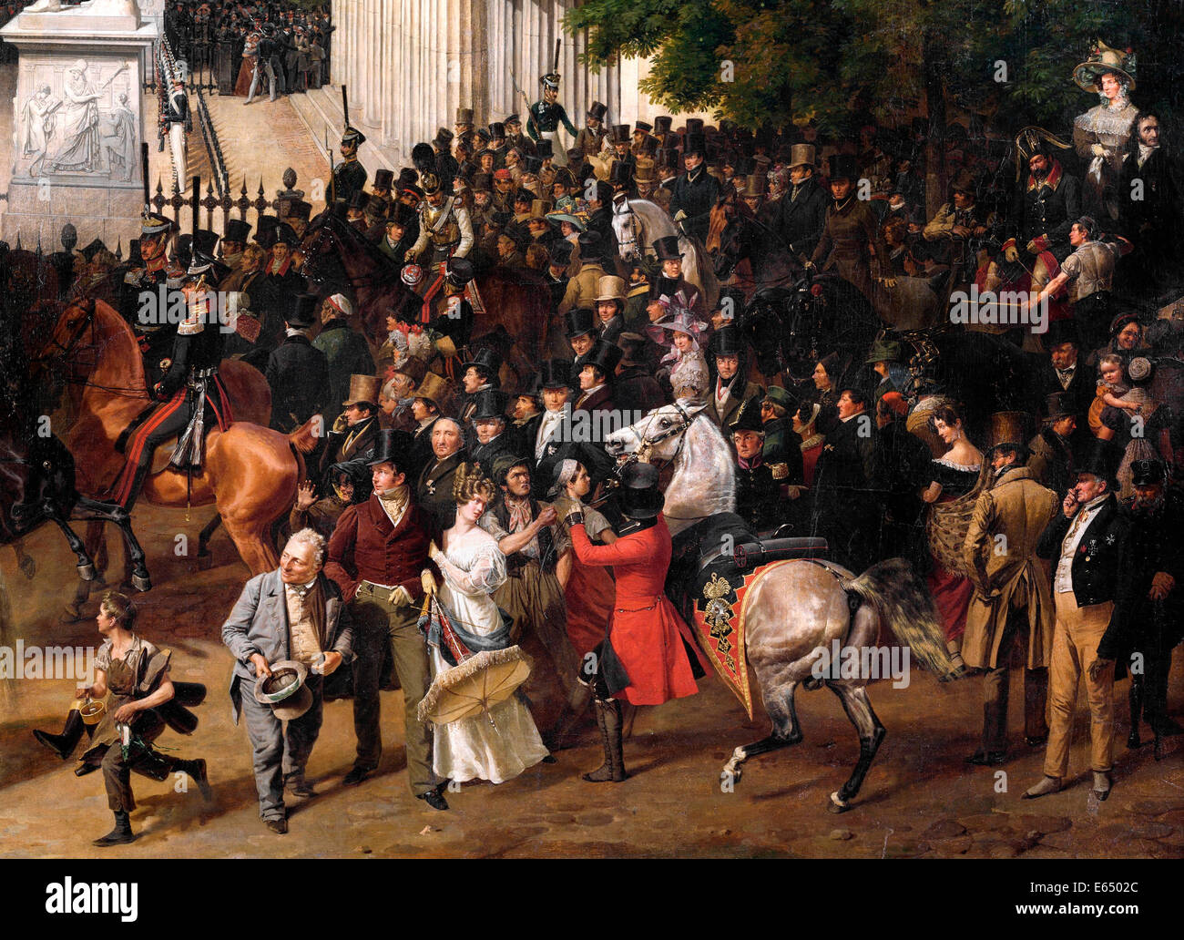 Franz Krüger, Parade auf dem Opernplatz in Berlin im Jahre 1822. 1824 ...