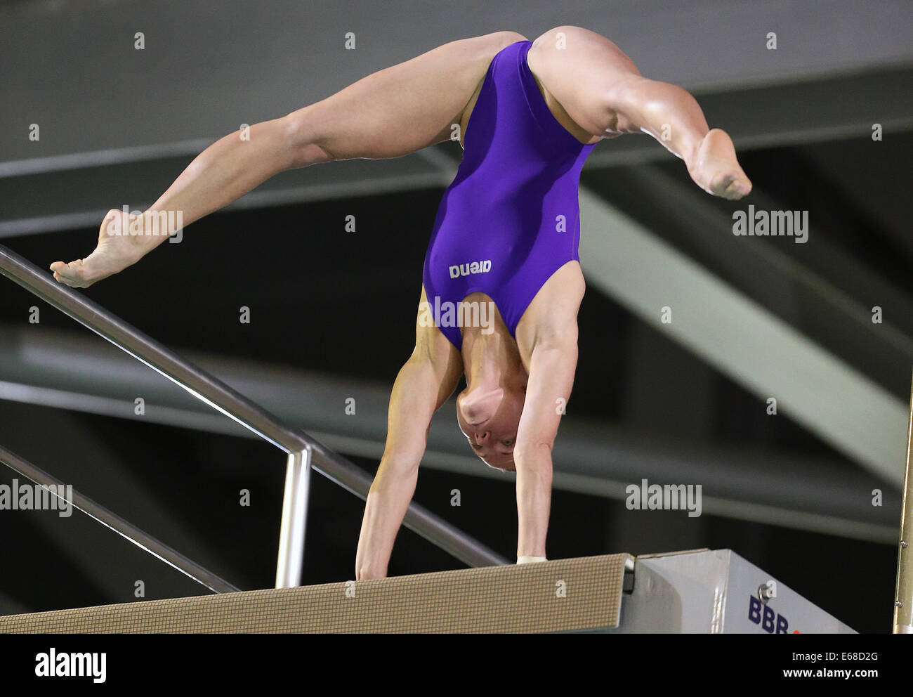 Berlin, Deutschland. 18. August 2014. Iuliia Prokopchuk der Ukraine ...