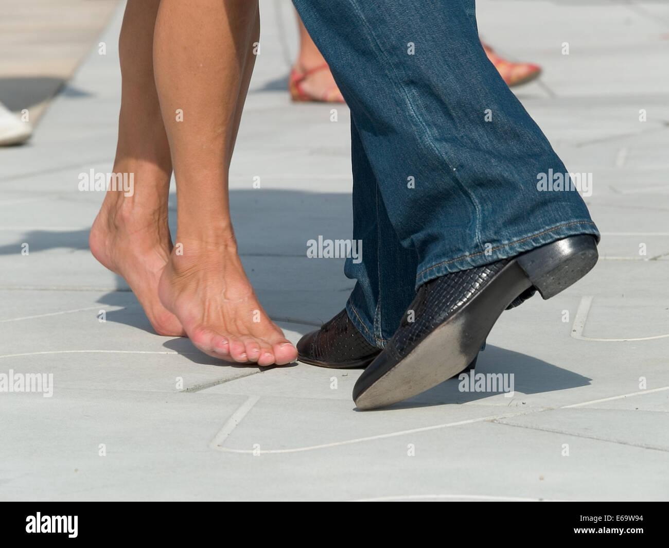 Omitted Barefoot Stockfotos und -bilder Kaufen - Alamy