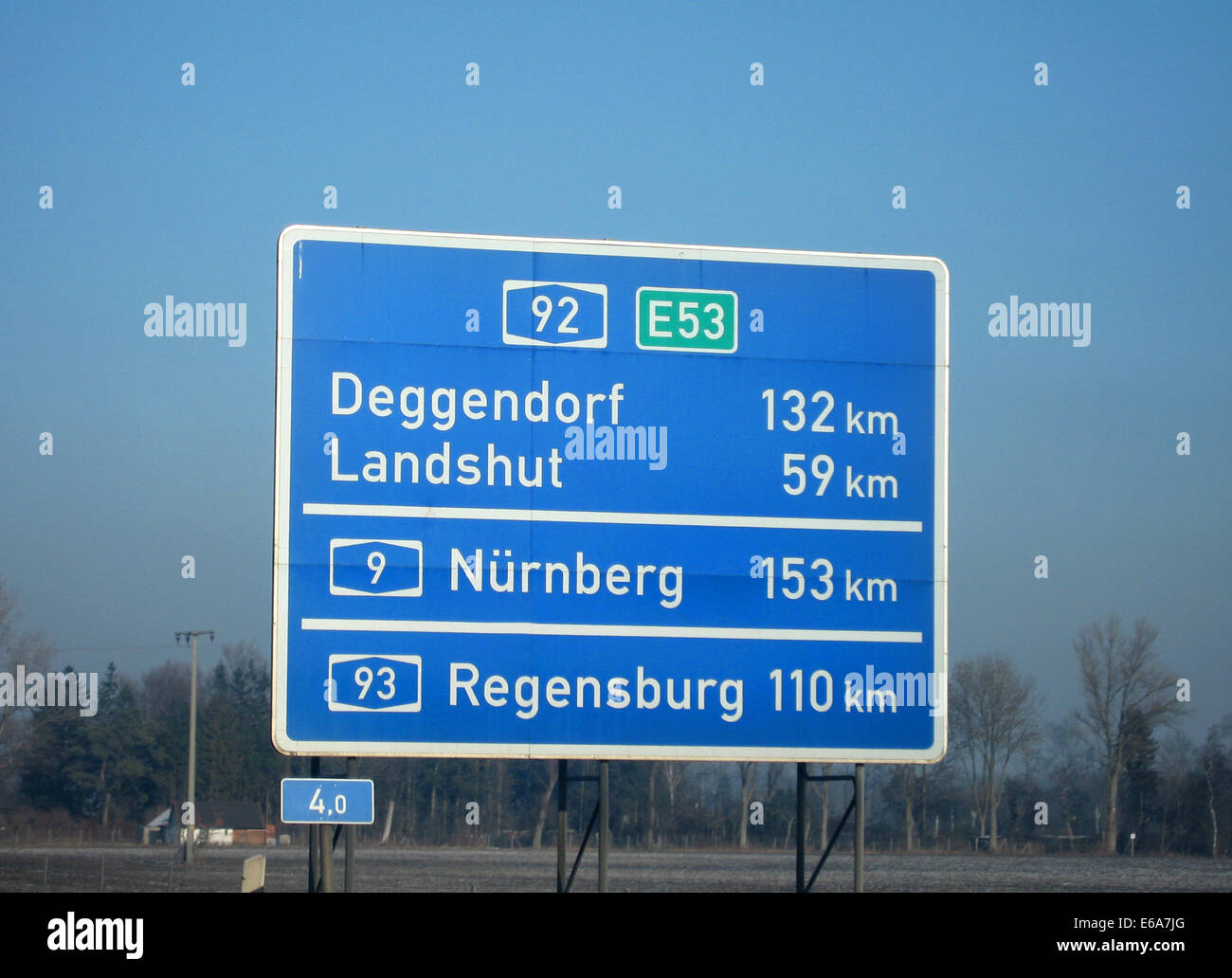 Autobahn Signs Germany Stockfotos und -bilder Kaufen - Seite 3 - Alamy