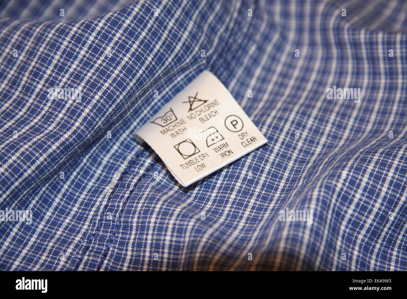 Waschanweisung Symbole Stockfotos und -bilder Kaufen - Alamy