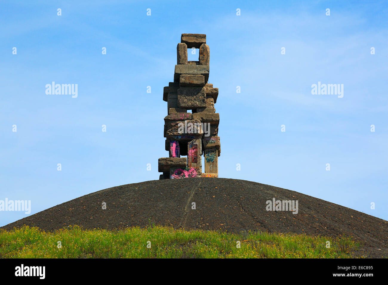 Route der Industriekultur, Halde Rheinelbe Mit Himmelstreppe von Herman ...