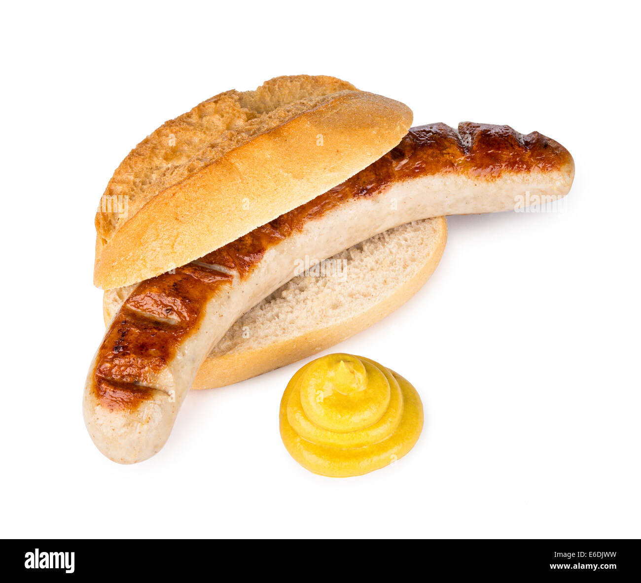 Bratwurst bread roll -Fotos und -Bildmaterial in hoher Auflösung – Alamy