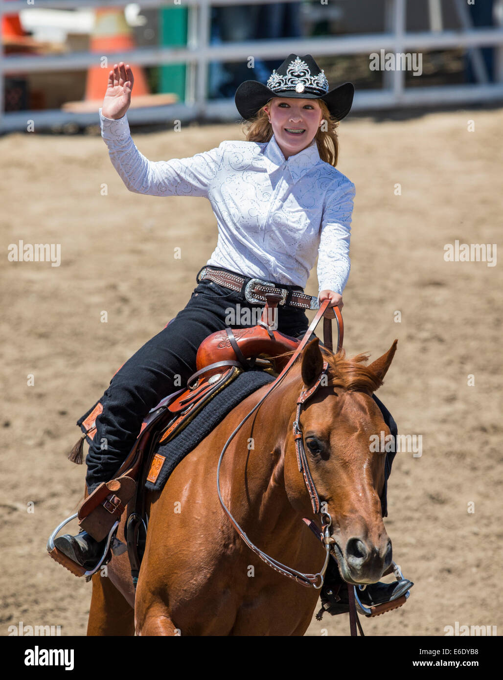 Rodeo girl -Fotos und -Bildmaterial in hoher Auflösung – Alamy