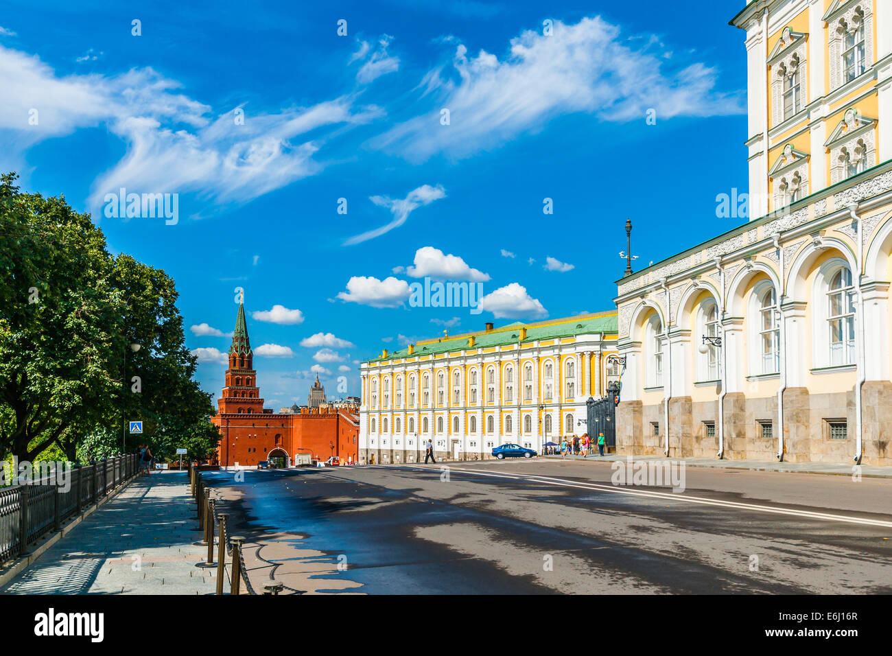 Moskauer Kreml-Tour - 53. Kurzen Spaziergang entlang Borovitsky Hügel ...
