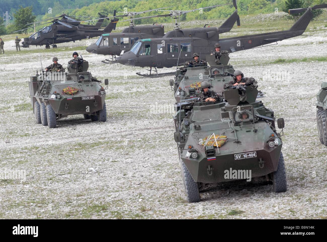 MLF, europäischen multinationalen Land-Kraft; Licht-gepanzerte Autos ...