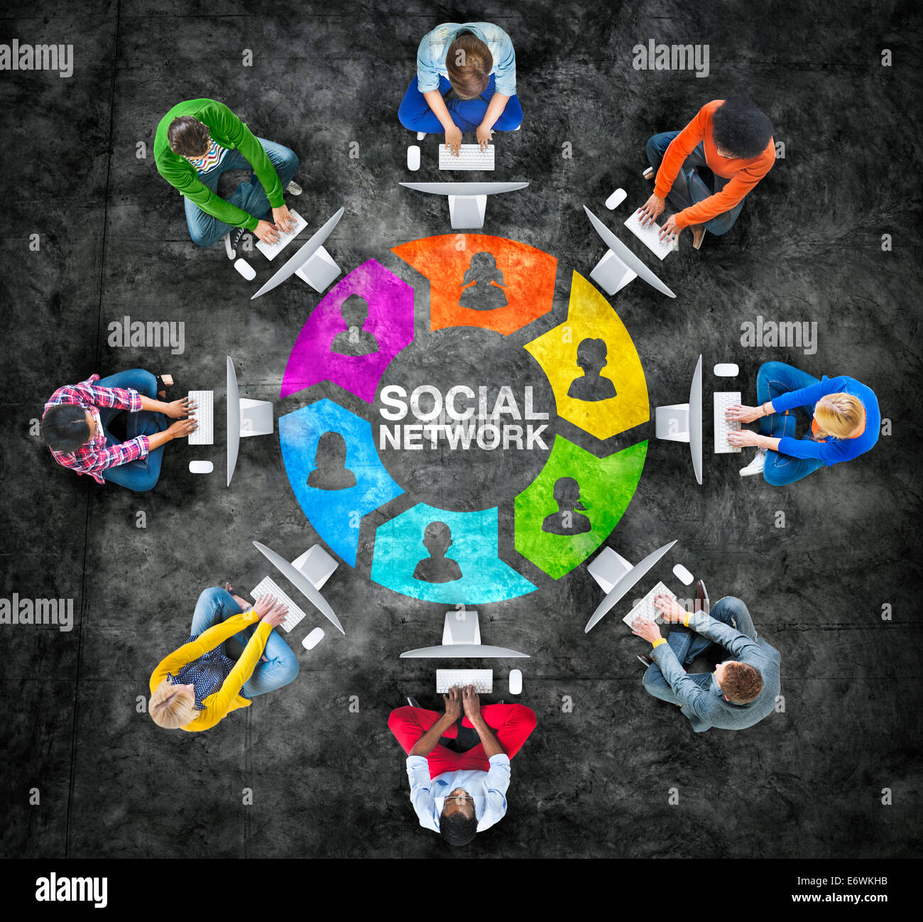Social circle -Fotos und -Bildmaterial in hoher Auflösung – Alamy