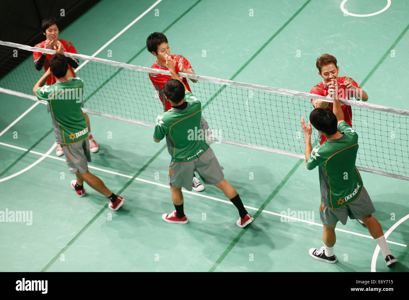 Tsutaya O-Ost, Tokio, Japan. 1. September 2014. (L-R) Seiya Takano ...