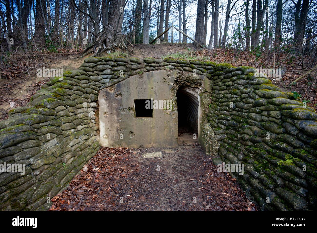 Ypern-Ieper WW1 Schlachtfeld, 1914-1918, Belgien. Lettenberg britische ...