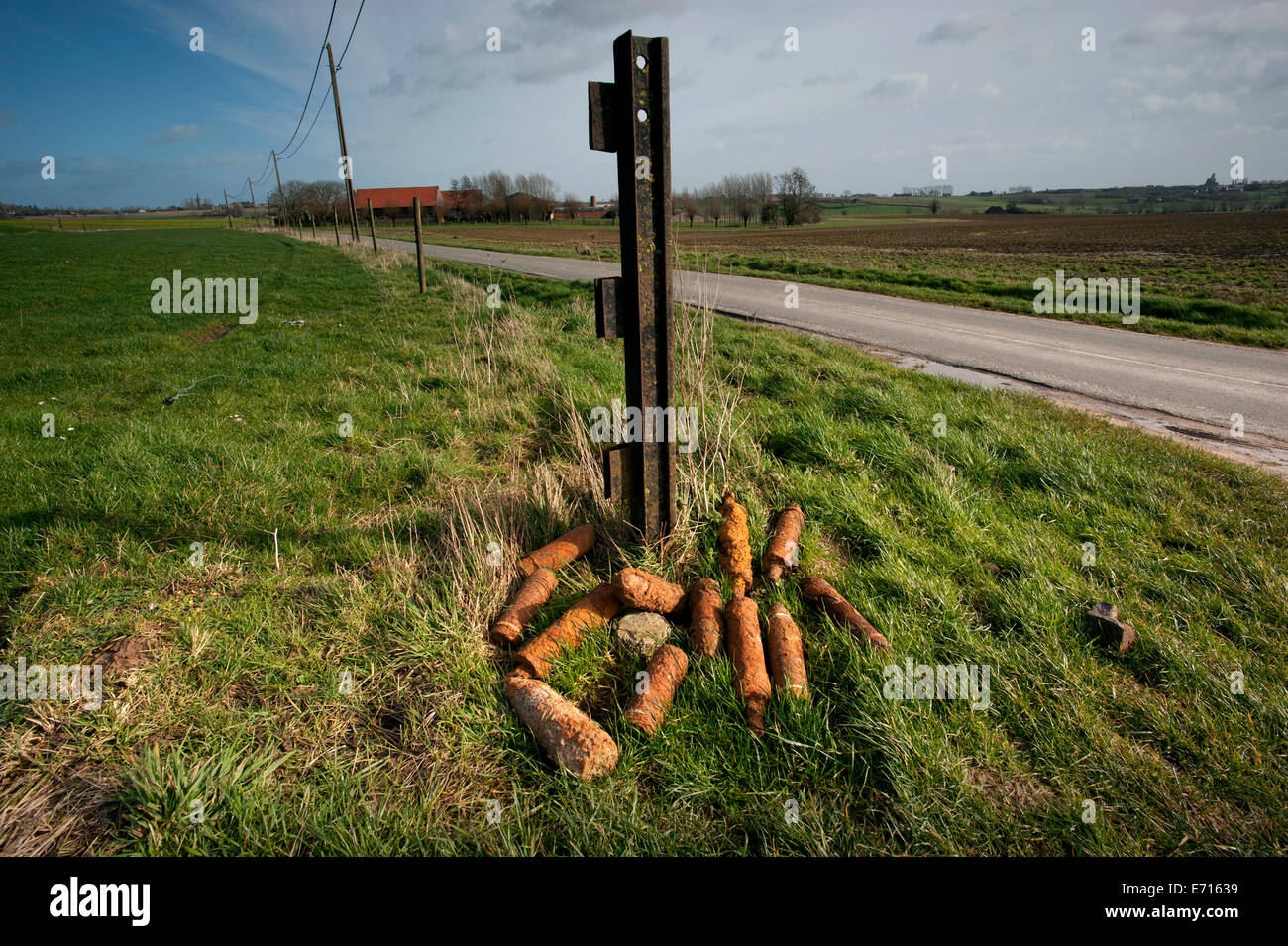 Ieper ypres ww1 flandern belgien shells krieg -Fotos und -Bildmaterial ...