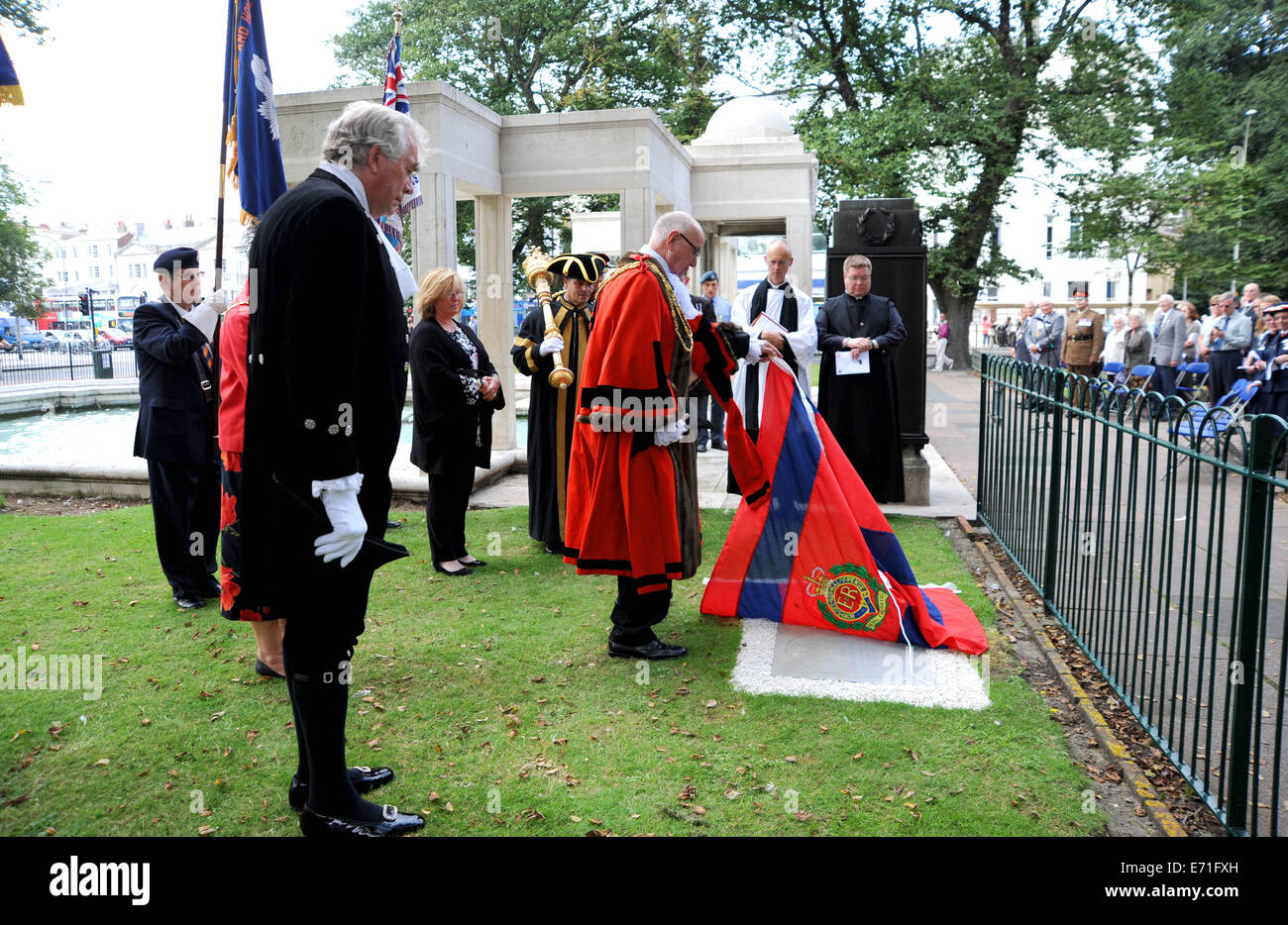 Die Enthüllung der Gedenktafel und Plaque zu Theodore Wright, einem ...