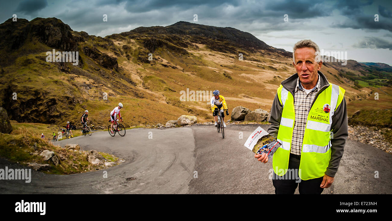 Der Veranstalter Paul Loftus MBE von der Fred Whitton Challenge, die im ...