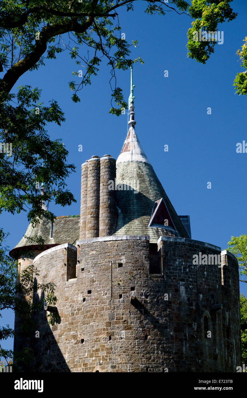 Castell Coch, Tongwynlais, Cardiff, Südwales, UK Stockfotografie - Alamy